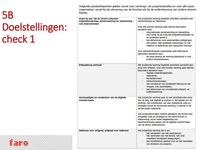 Beleidsplan cultureel erfgoedsector | PPTX