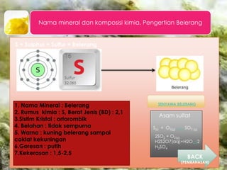 Belerang | PPTX