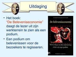 Beleveniseconomie Hostmanship | PPT