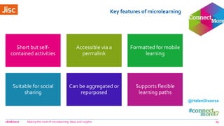 Making the most of microlearning: ideas and insights | PPT