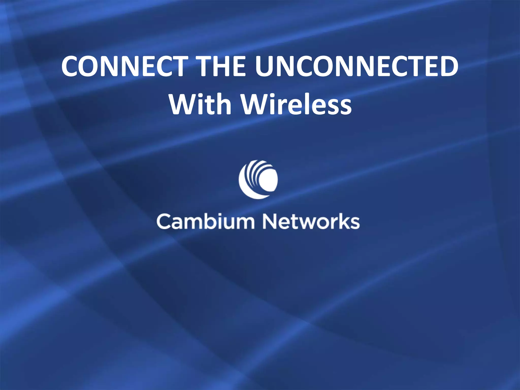 Belfast 21062016 cambium | PPTX | Internet | Computing