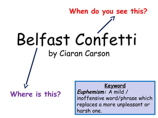 Belfast confetti annotation | PPT