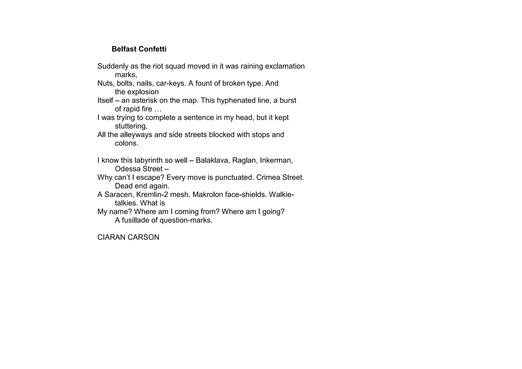 Belfast Confetti Poem.docx