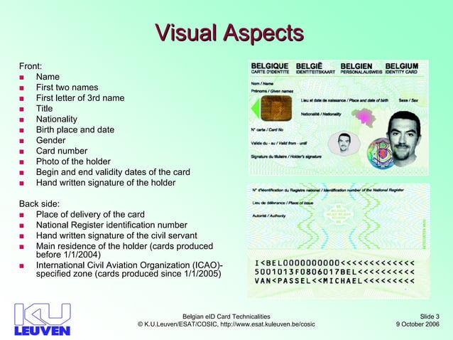Belgian eID cards - technicalities | PDF | Computing | Technology ...