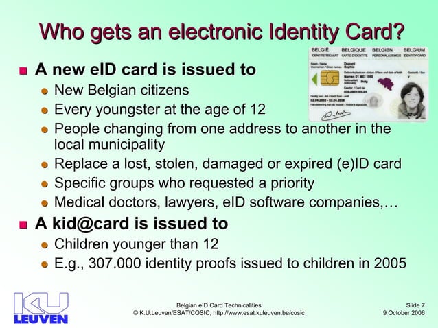 Belgian eID cards - technicalities | PDF | Computing | Technology ...