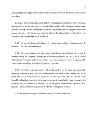 Belgisch overlevingspensioen verdeeld over meerdere vrouwen | PDF