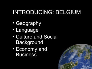Belgium Presentation | PPT