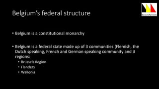 Belgium at a Glance | PPTX