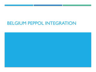 Peppol Integration and ERP connection points | PPTX