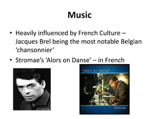 Belgium pop culture | PPTX