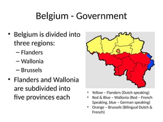 Belgium Geography, History and other information. | PPTX