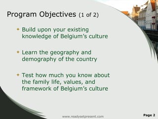 Belguim Powerpoint Country | PPT