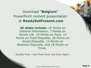 Belguim Powerpoint Country | PPT