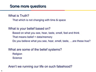 Belief and Beyond | PPT