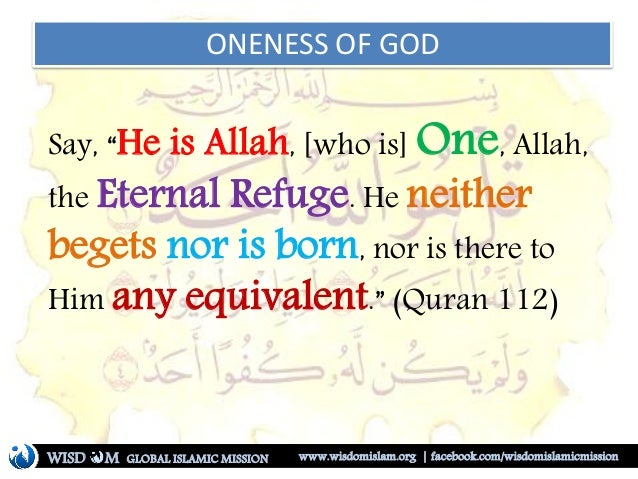 Belief in allah