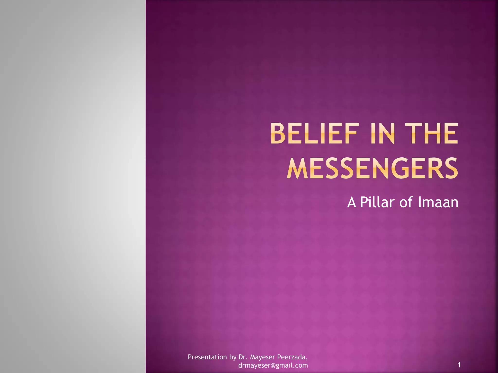 Belief in the Messengers in islam.pptx