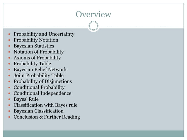 Belief Networks & Bayesian Classification | PPTX | Weather | Science