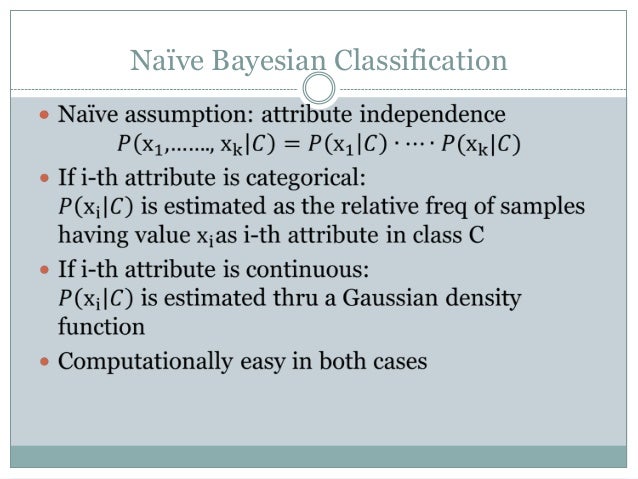 Belief Networks And Bayesian Classification
