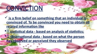 Beliefs and Convictions Grade 7 Quarter 3 | PPTX