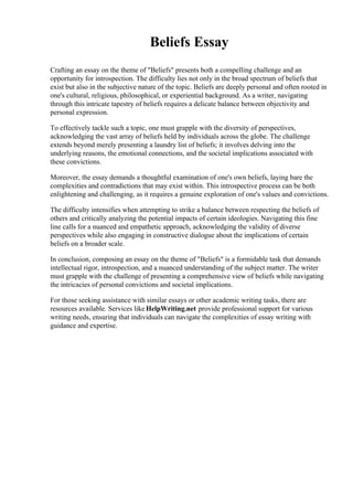 Beliefs Essay.pdf