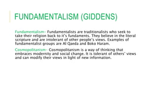 Beliefs In Society Overview | PPTX