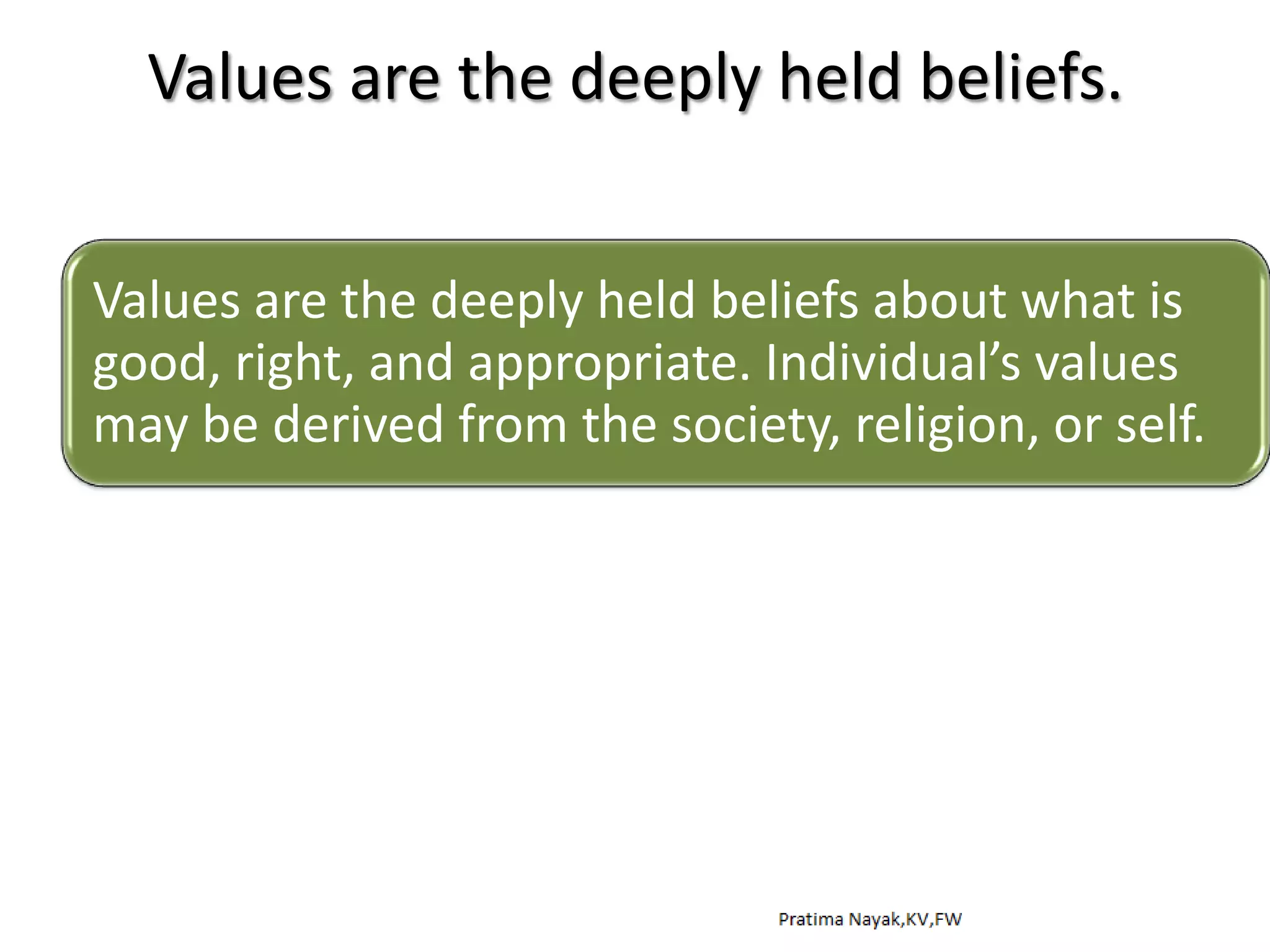 Beliefs,values and attitudes | PPTX