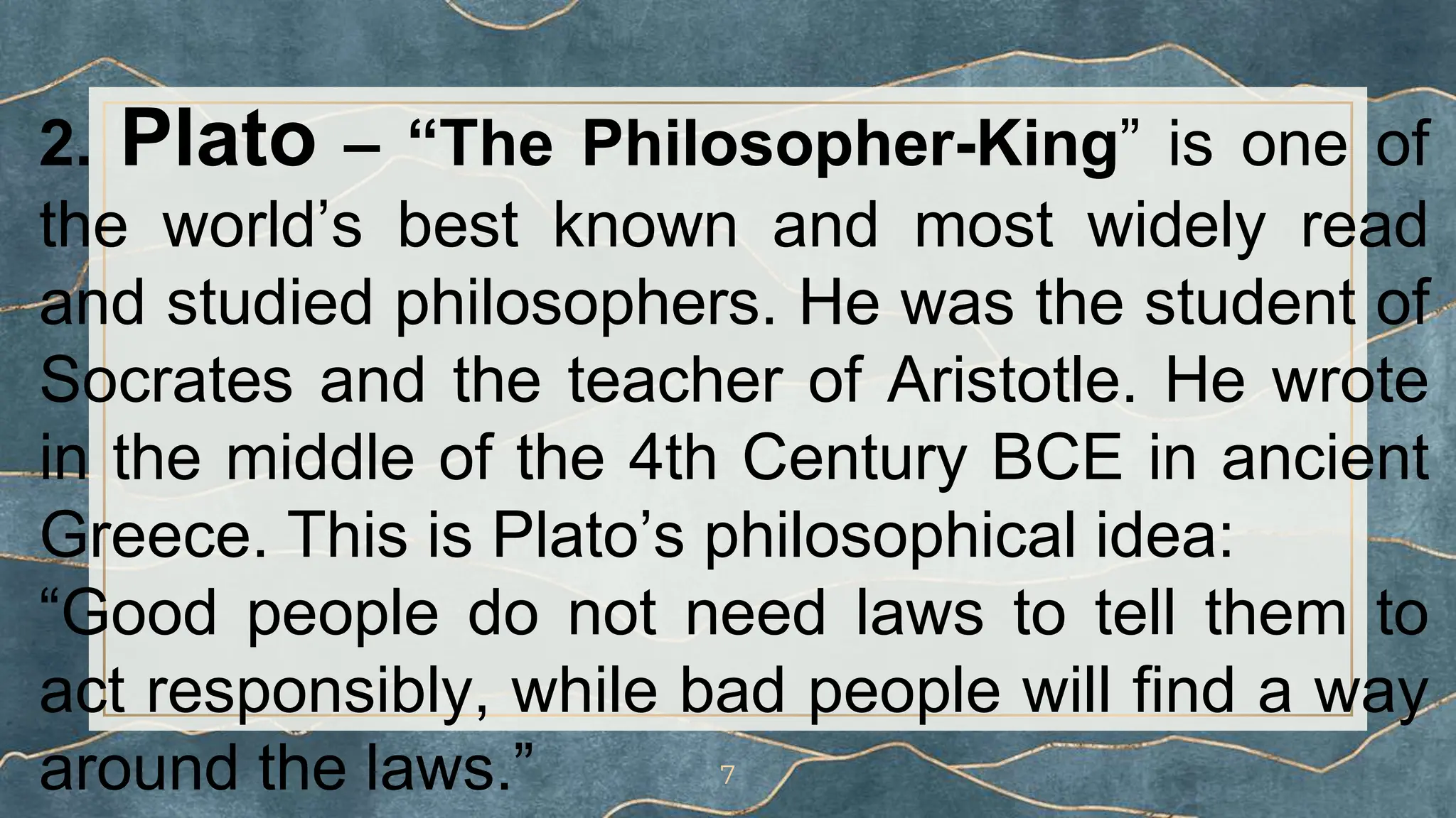 The Classical Philosophers and their Philosophies, and Their ...