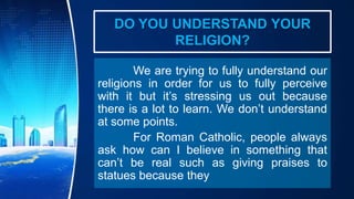 World Religion: Belief System and Worldview | PPTX