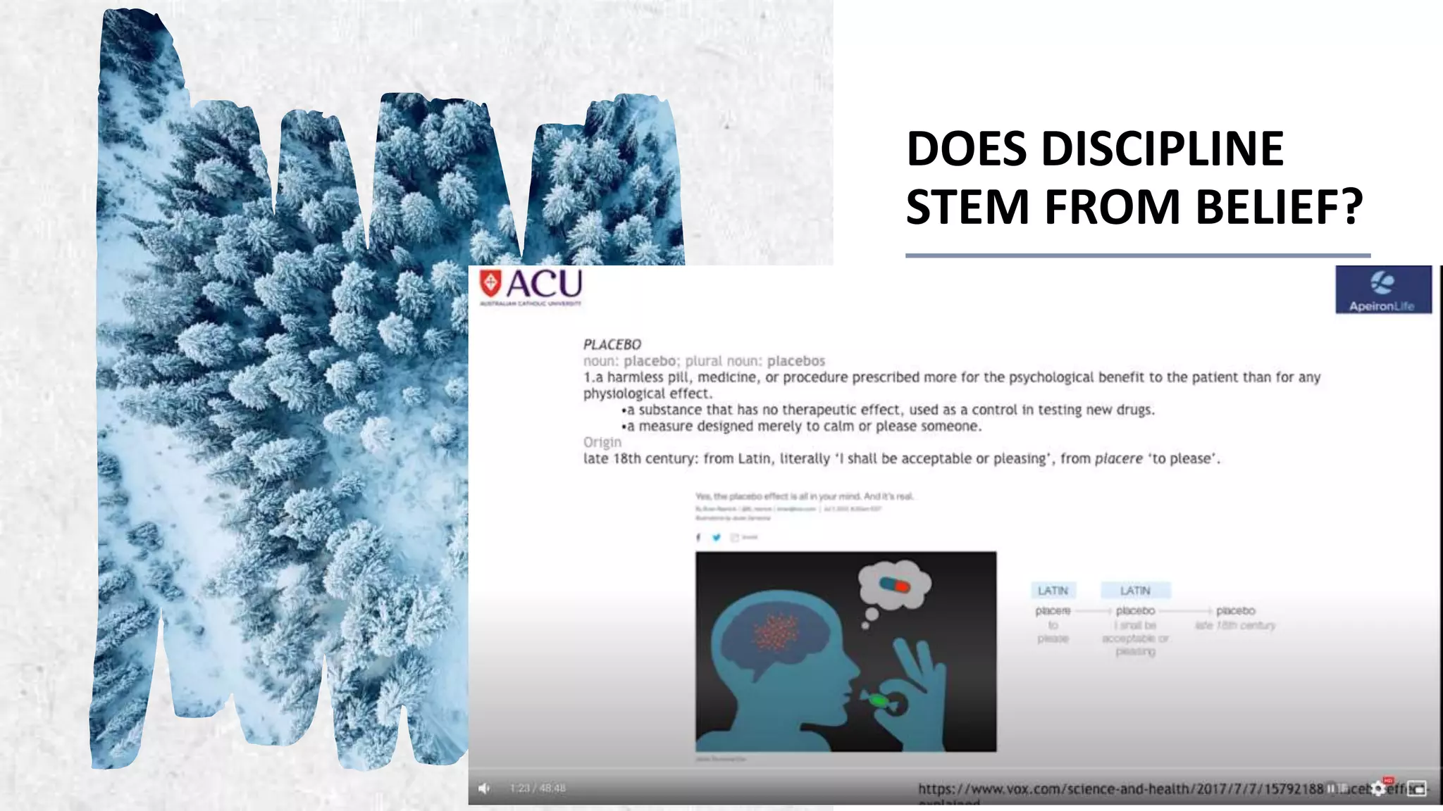 Belief systems and the brain body connection | PPT