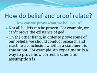 Belief vs prof english project giouris iliopoylos-kalontsoglou-megalios ...