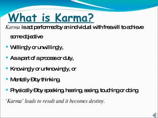 karma & Destiny | PPT