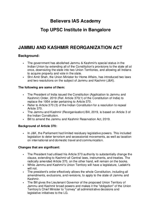 Believers IAS Institute | PDF