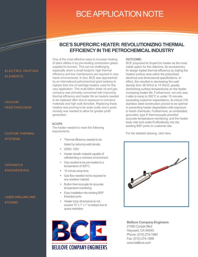 BCE SUPERCIRC Heater | PDF