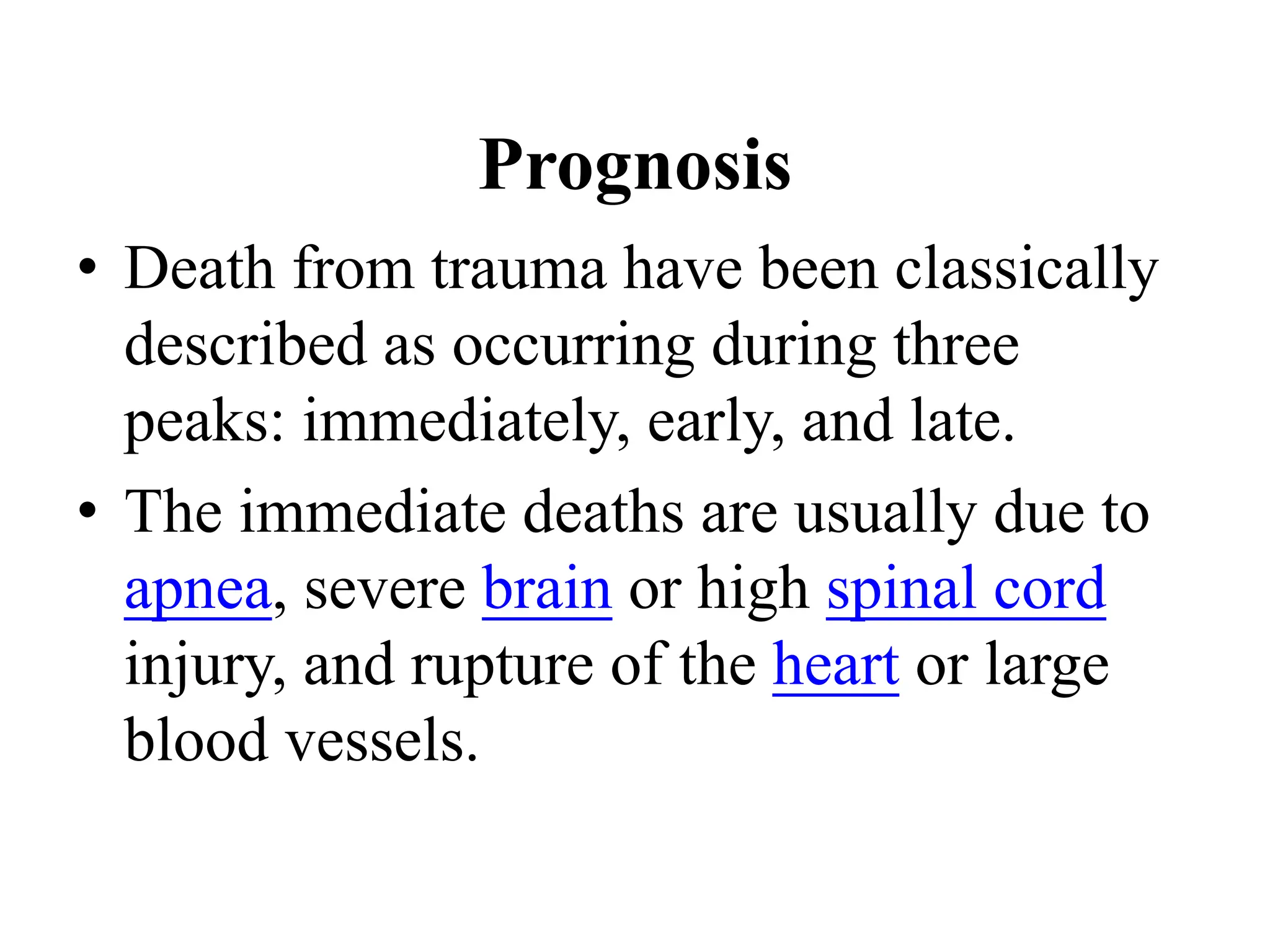 Trauma,types of trauma ,and the complications | PDF