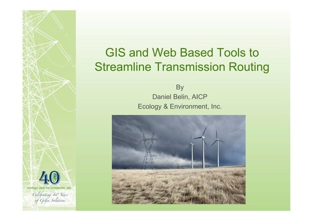 GIS tools for transmission line routing | PDF | Web Development | Internet