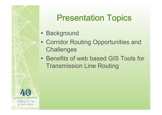 GIS tools for transmission line routing | PDF