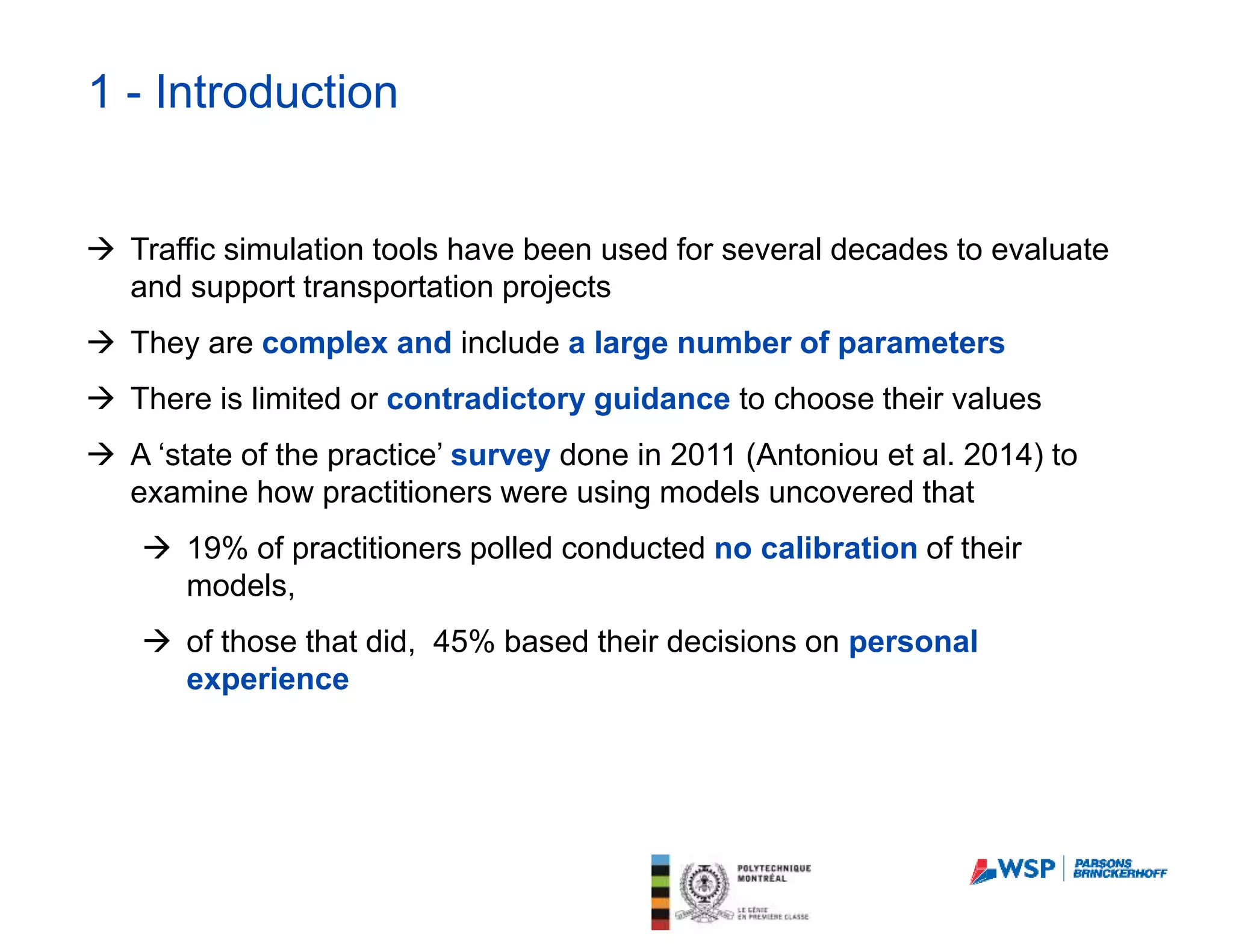 Calibration and Validation of Micro-Simulation Models | PPT