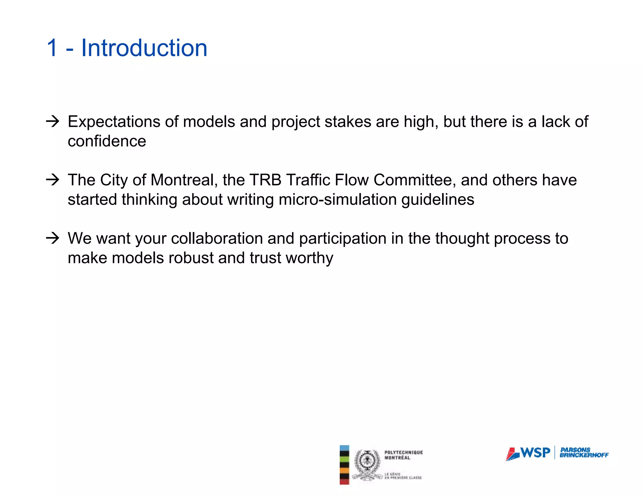Calibration And Validation Of Micro Simulation Models Pptx Technology And Computing