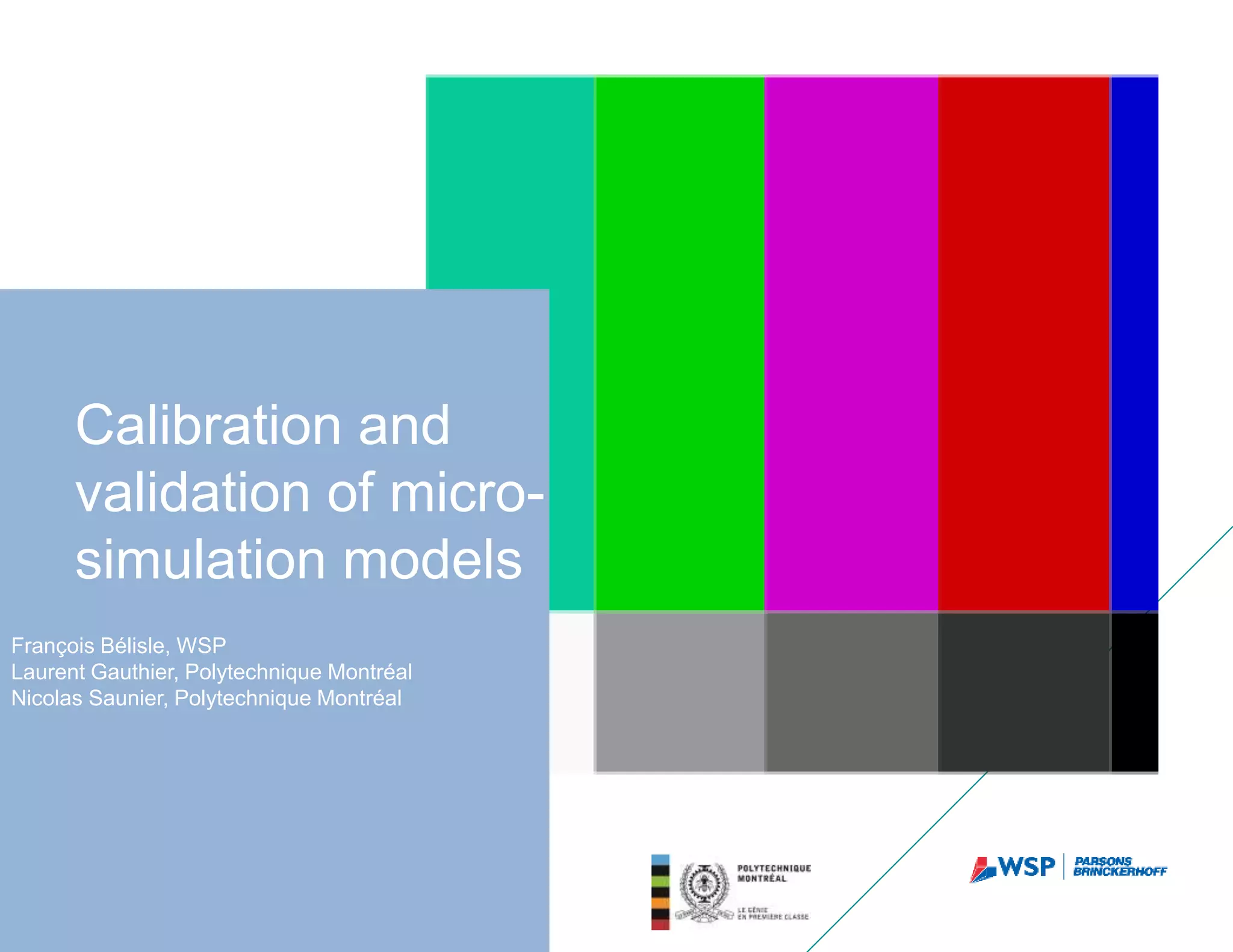 Calibration and Validation of Micro-Simulation Models | PPT