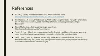 LGBTQ Representation in Netflix | PPT