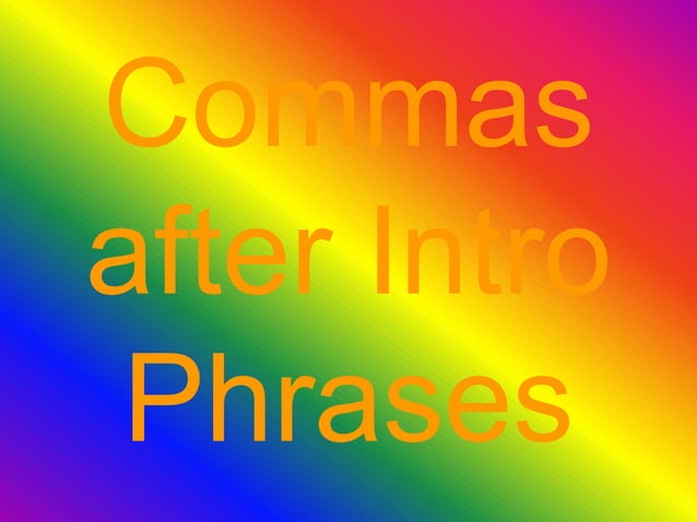 Intro Phrases | PPTX