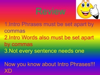 Intro Phrases | PPTX
