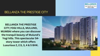 bellanza the prestige city | PDF