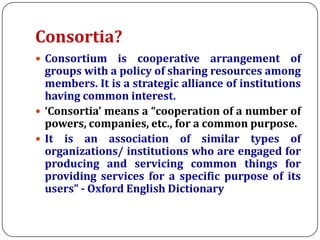 Library Consortia | PDF