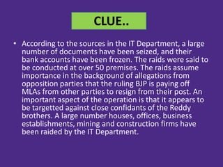 Bellary mining scam | PPT