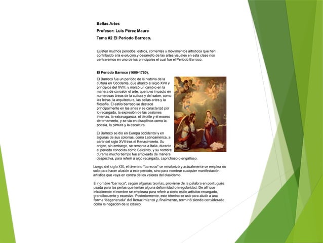 Bellas Artes - Tema 2 - El periodo barroco.pptx