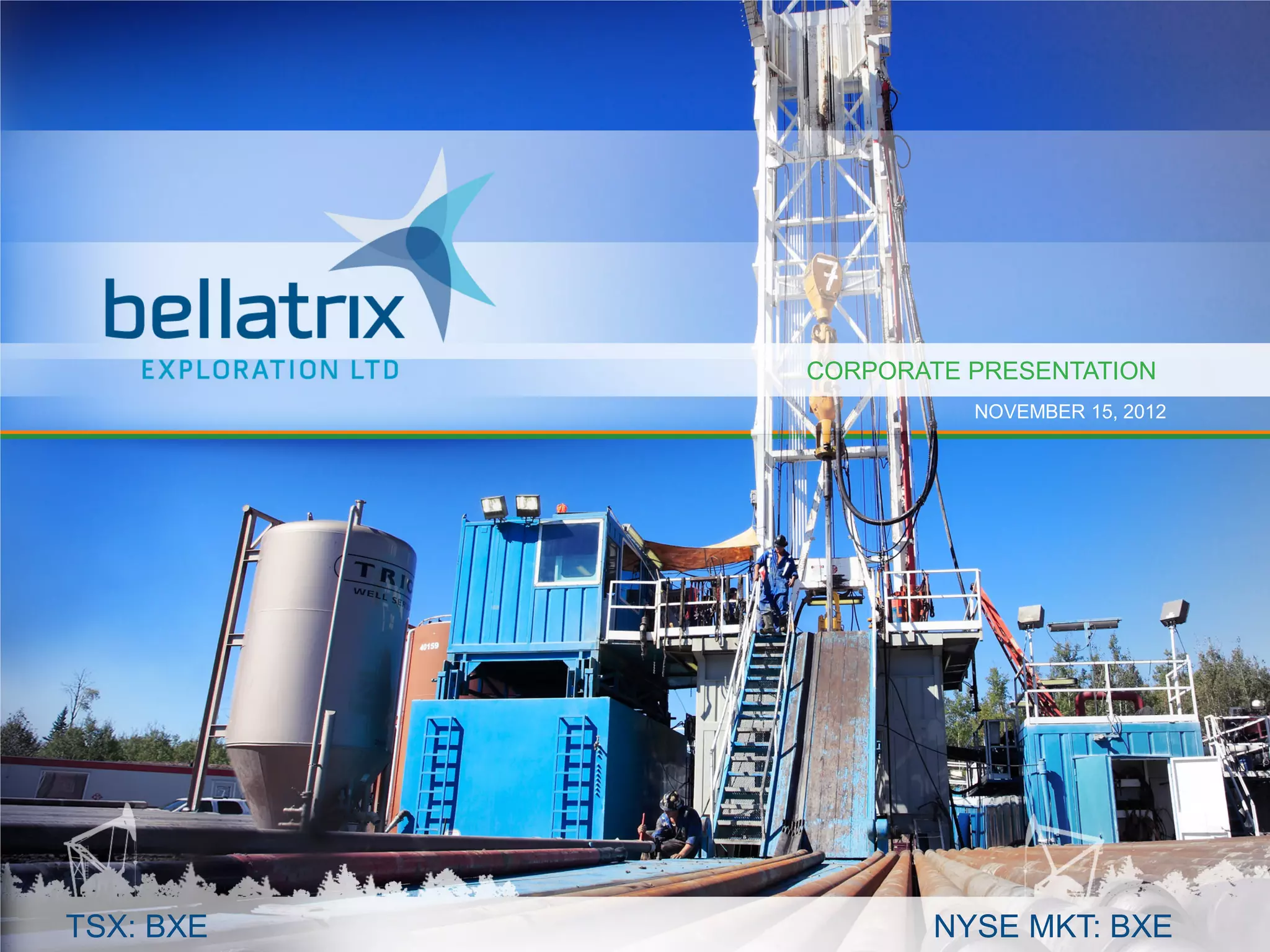 Bellatrix Corporate Presentation Nov 2012 | PDF