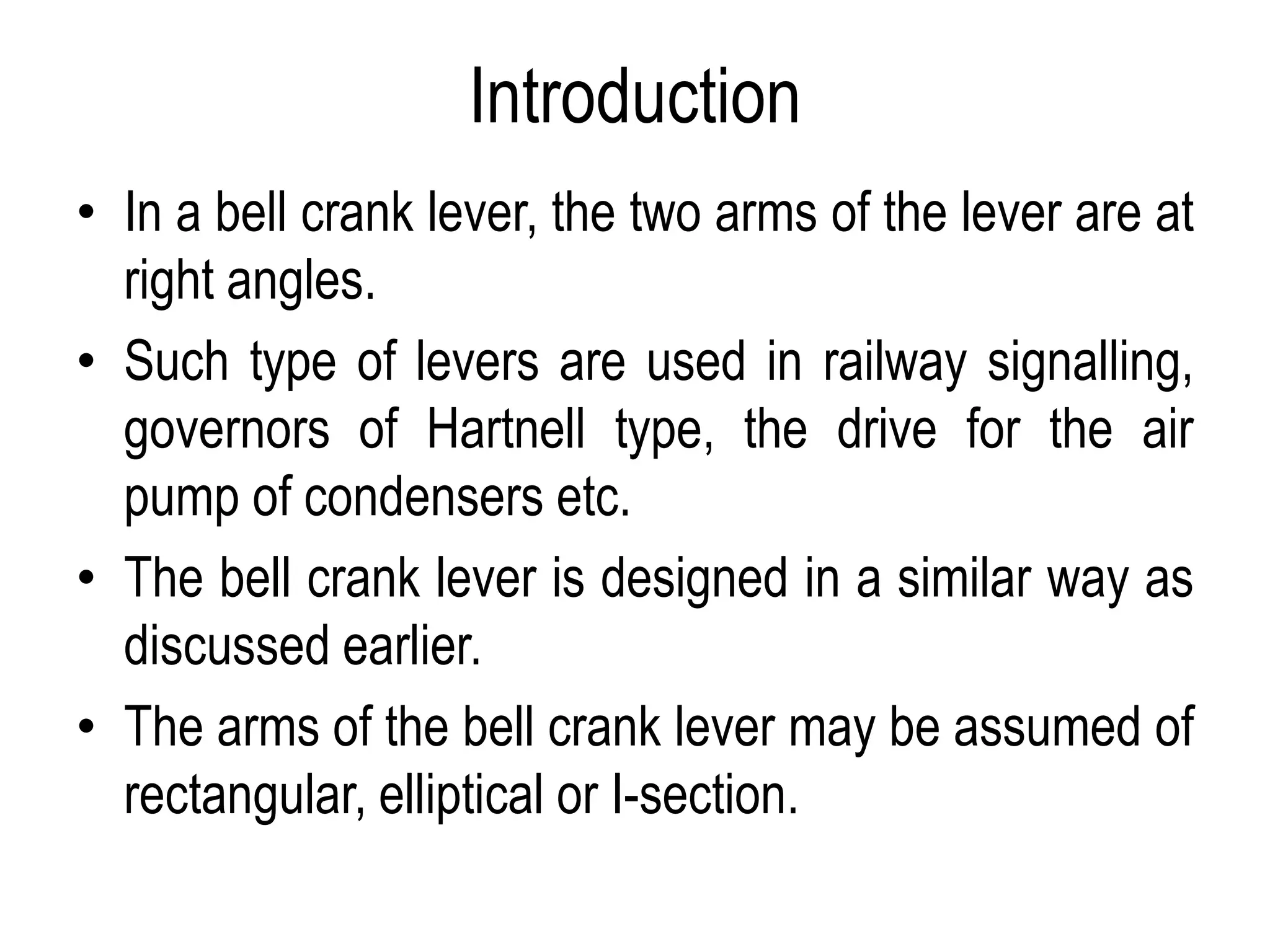 Bell Crank Lever.pptxDesign of Bell Crank Lever | PPTX