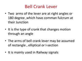 Bell crank & rocker arm liver | PPTX
