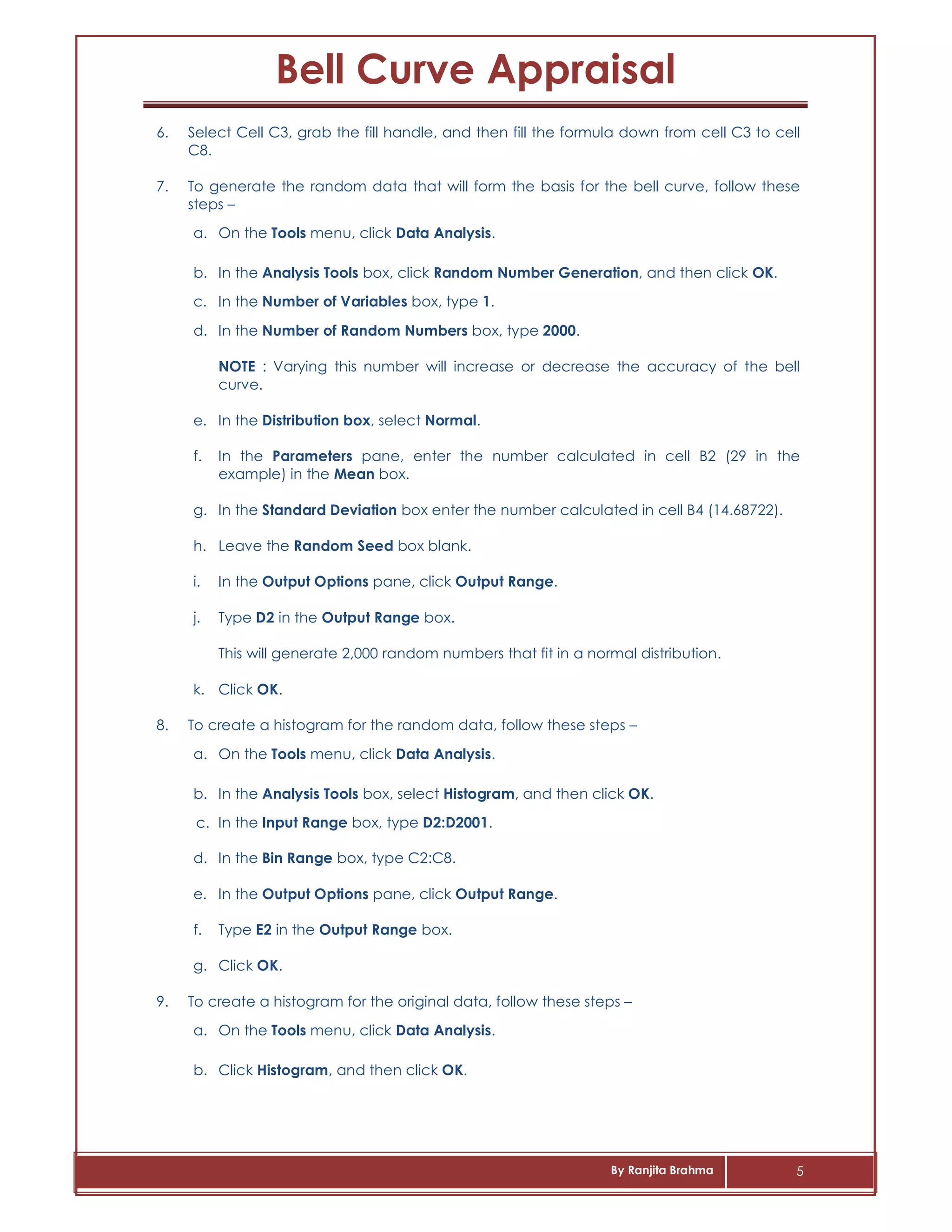 Bell curve appraisal | PDF